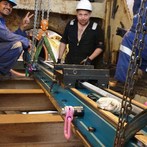 Machining Dredge Pump - Global Alignment & Engine Service